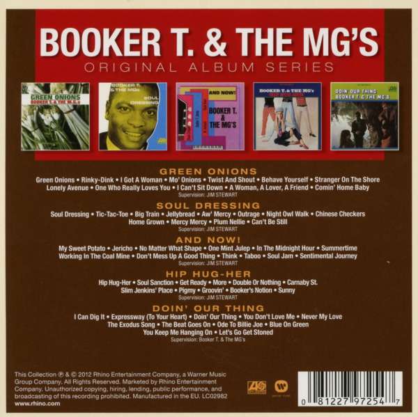 Osta Booker T. & The MGs - Original Album Series (CD) levy netistä ...
