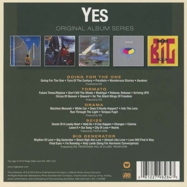 Osta Yes - Original Album Series (CD) levy netistä – SumashopFI