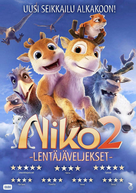 Niko 2 Lentäjäveljekset (DVD) elokuva – SumashopFI