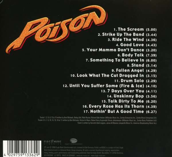 Osta Poison - Seven Days - Live (CD) levy netistä – SumashopFI