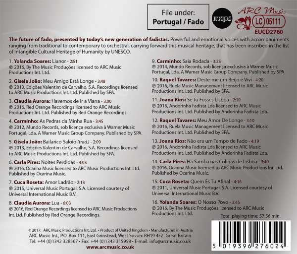 Osta Queens Of Fado - The Next Generation (CD) levy netistä – SumashopFI