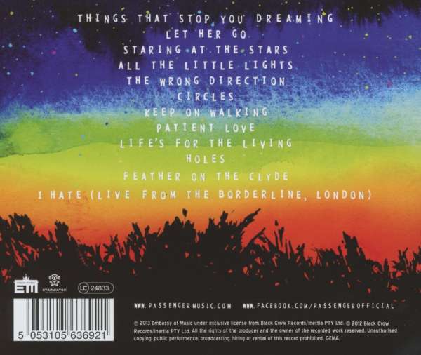 Osta Passenger - All The Little Lights (CD) levy netistä – SumashopFI