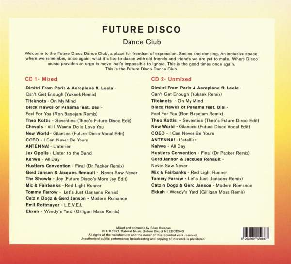 Osta Future Disco Dance Club (CD) levy netistä – SumashopFI